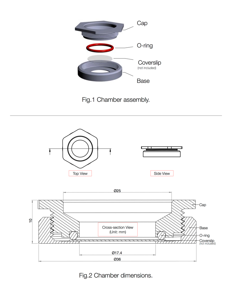 SC15012-Coverslip Cell Chamber