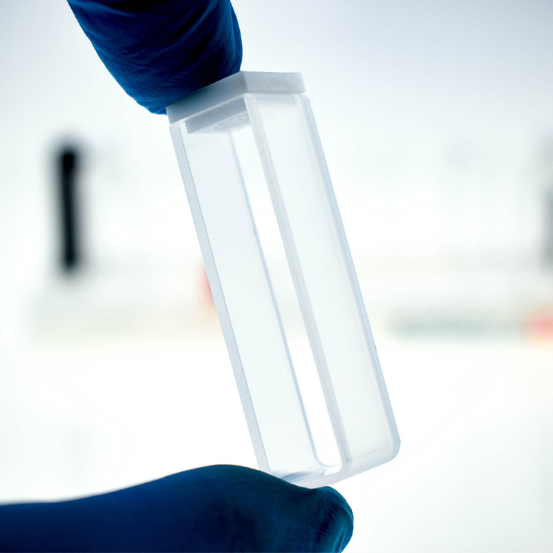 QG10004-2, Cuvette, with teflon lid, absorption cell - Aireka Cells