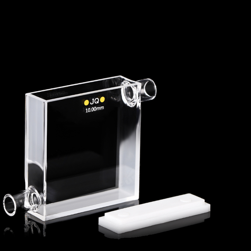 Quartz Flow Through Cuvette with Open Top, 10mm Pathlength, 14 mL ...