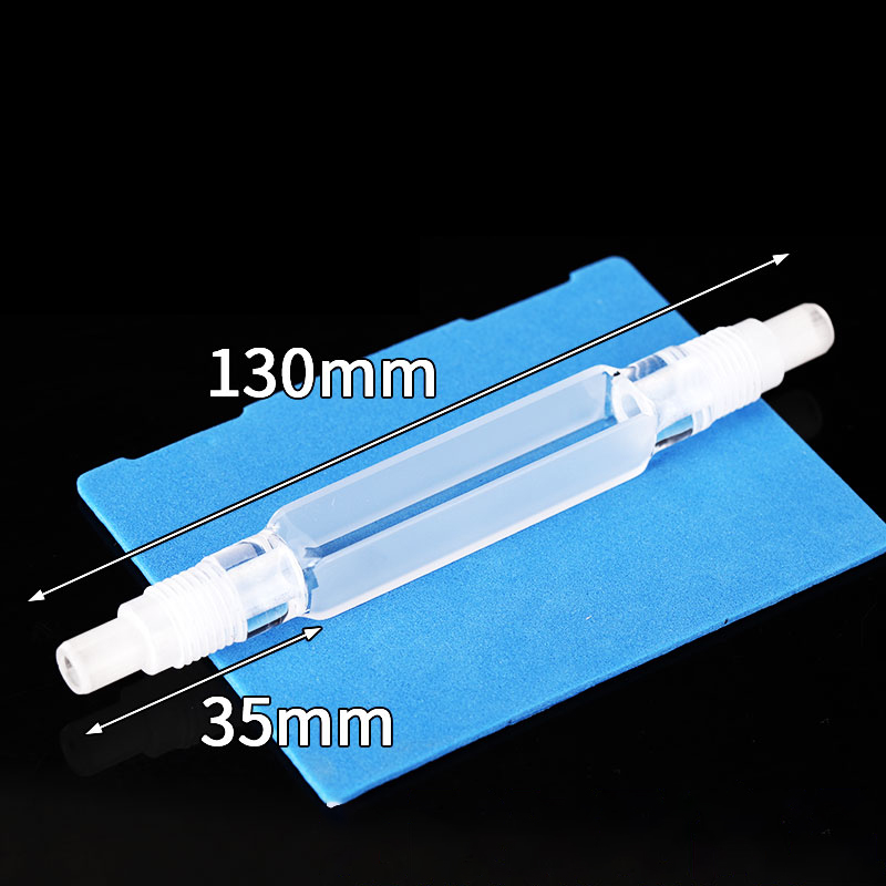 Quartz Flow Through Cuvette, 10mm Pathlength, 5 mL, Molded, QG24437-2
