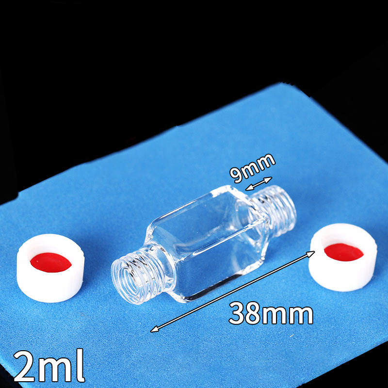 Quartz Flow Through Cuvette, 2 Screw Cap on Both Ends, 10mm Pathlength ...