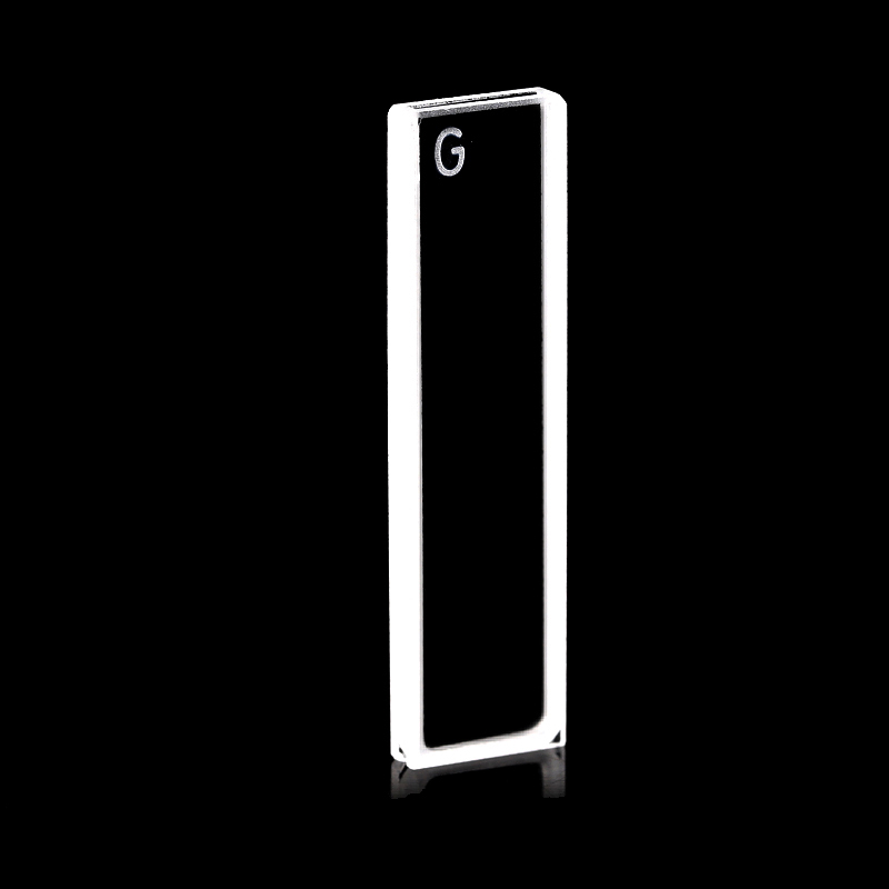 Glass Micro Cuvette, 1mm Pathlength, 350 uL, Fused, QG24607-2