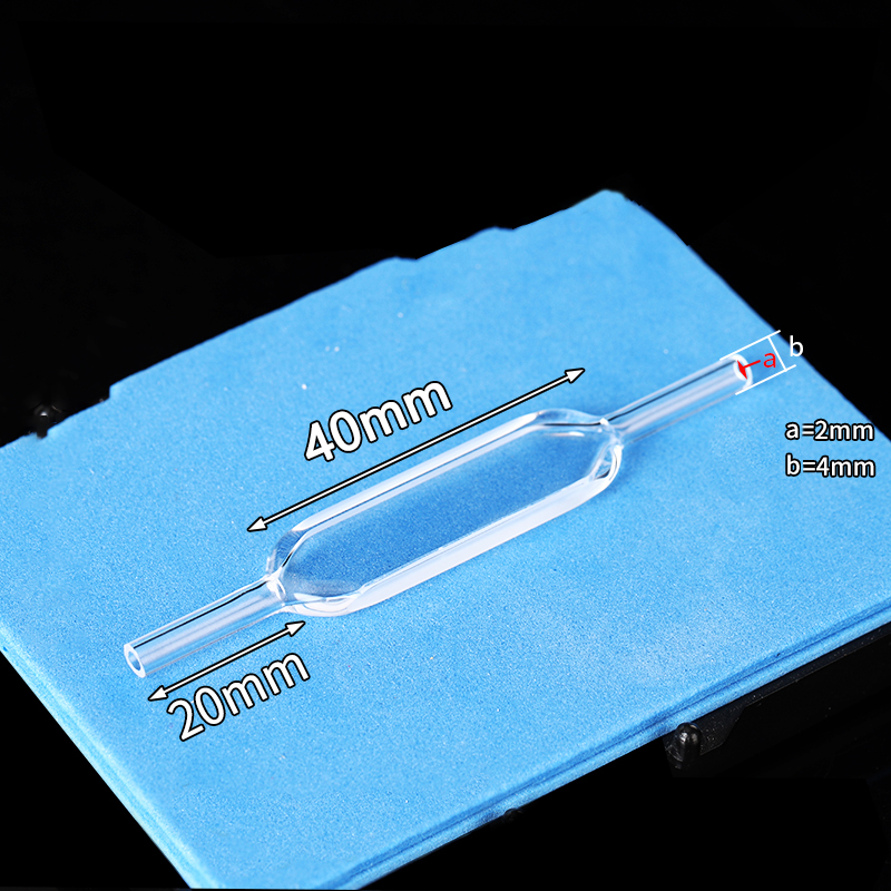 Quartz Flow Through Cuvette, 1mm Pathlength, 350 uL, Molded, QG24728-2