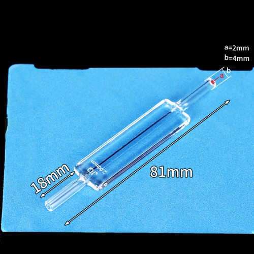Quartz Flow Through Cuvette, 2mm Pathlength, 70 uL, Molded, QG24732-2